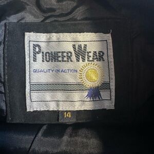 Pioneer Wear | Tops | Vintage Pioneer Wear Fringe Leather Western Shirt ...